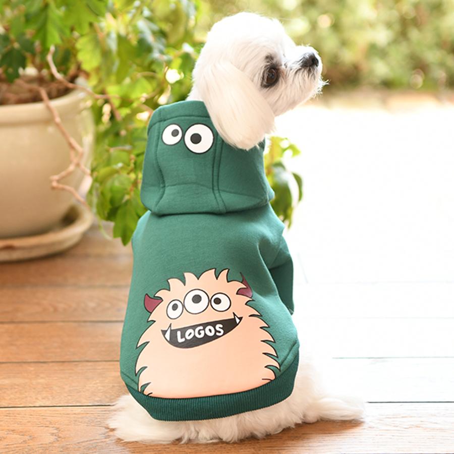 LOGOS（ロゴス） 犬 服 犬服 ペット服 ドッグウェア 犬の服 パーカー | もちのびモンスターパーカー フーディ 23a : 雑貨ネット ...