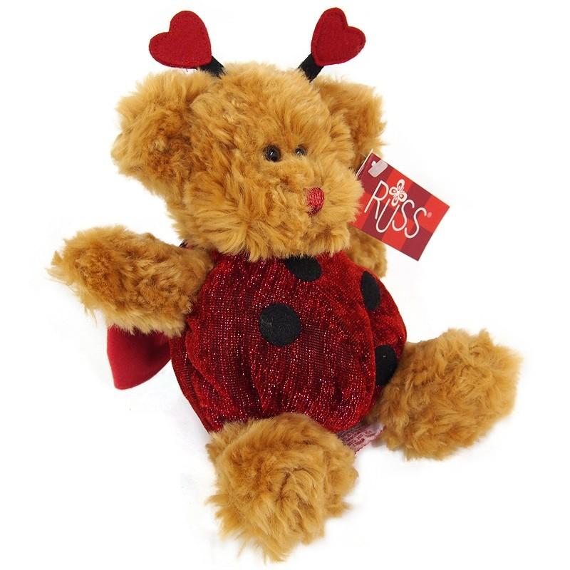 RUSS クマのぬいぐるみ テントウムシ (Loveybug) ベア : 雑貨ロビン ヤフー店 - 通販 - Yahoo!ショッピング