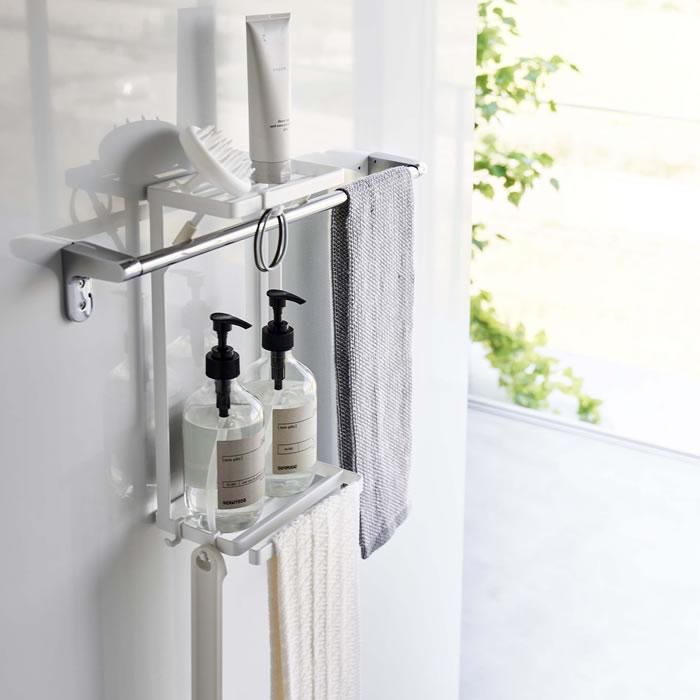 tower お風呂 ラック タオル掛け上ラック タワー 2段 6625 6626 タワーシリーズ 山崎実業 yamazaki ヤマジツ 浴室収納 収納 : 雑貨ショップドットコム - 通販 ...