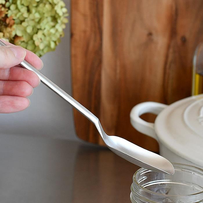 EAトCO イイトコ サジ Saji スリムスプーン AS0056 日本製 味見スプーン カトラリー 細い スリム 長い ステンレス 長柄 キッチン ダイニング 調味料 おしゃれ ...