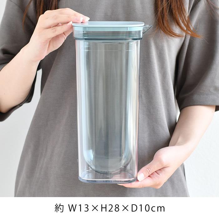 リッチェル カラフェ おしゃれ Richell ダブルウォールカラフェ 1L ピッチャー 冷水筒 麦茶ポット シンプル パッキンレス 飲み物 ホワイト : 雑貨ショップドットコム - 通販 ...