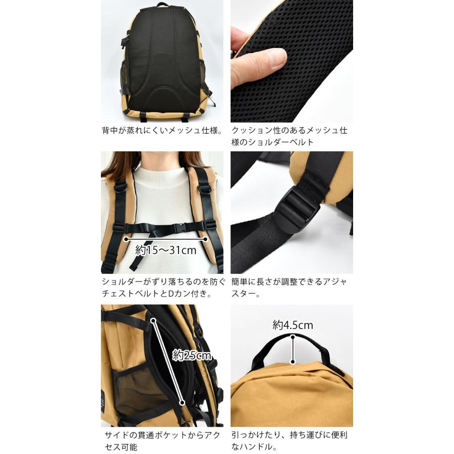 リュック レディース a4 リュック メンズ Kiu キウ 600D バックパック K111 大容量 22L 通学 通勤 バックパック 防水 撥水 アウトドア リュック 軽量 旅行 ...