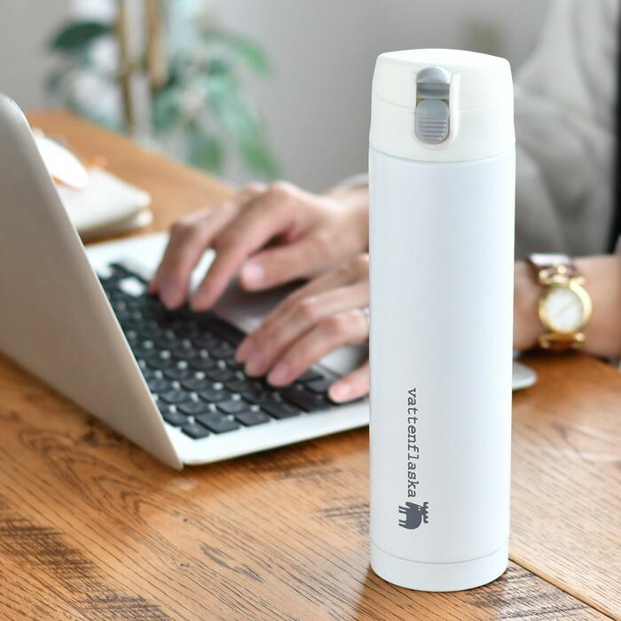 moz モズ ワンタッチボトル 450ml 水筒 おしゃれ 新学期 プレゼント 北欧 保温 保冷 入学祝い 高校生 大学生 ホワイト ブラック アウトドア 大人 : 雑貨ショップドットコム ...