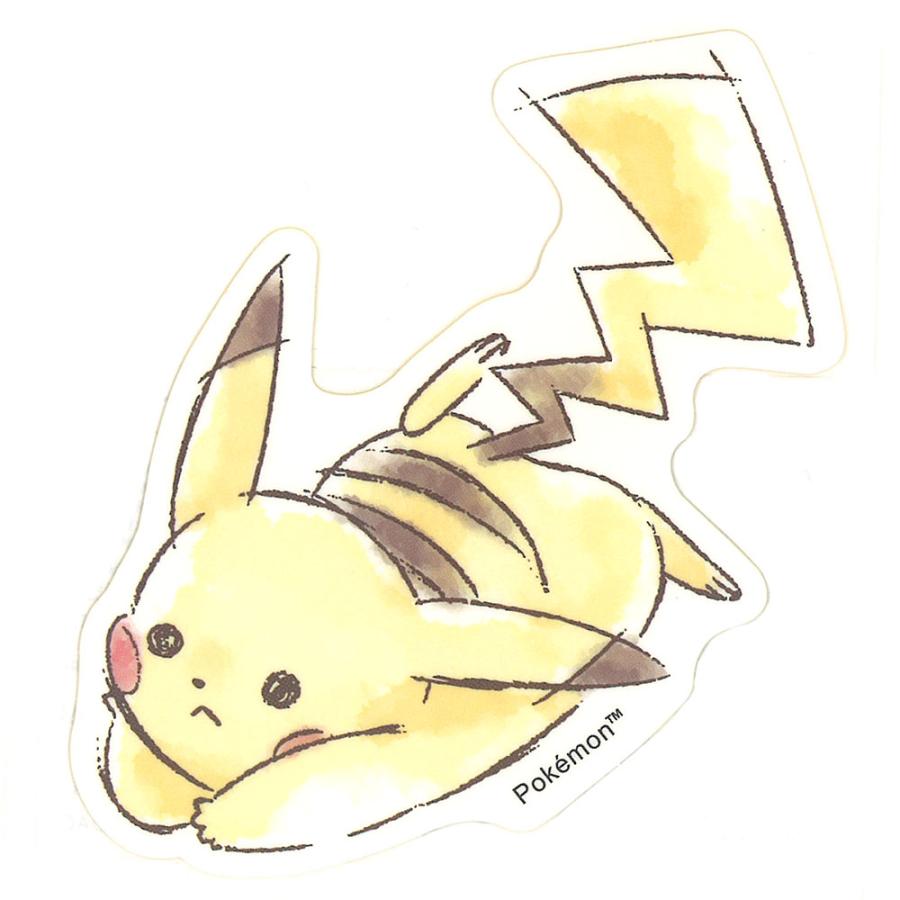 カミオジャパン ポケモン ミニデコステッカー ピカチュウ ねそべり : 雑貨天国 - 通販 - Yahoo!ショッピング