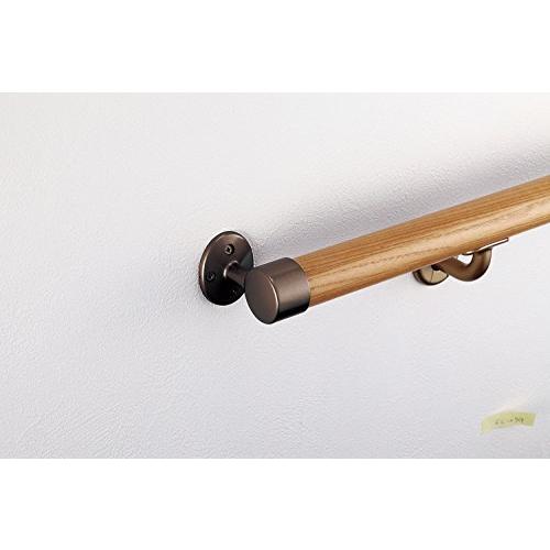 マツ六 ECLE システム手すり Eエンドブラケット ブラウン EL-85 : 雑貨Victor - 通販 - Yahoo!ショッピング