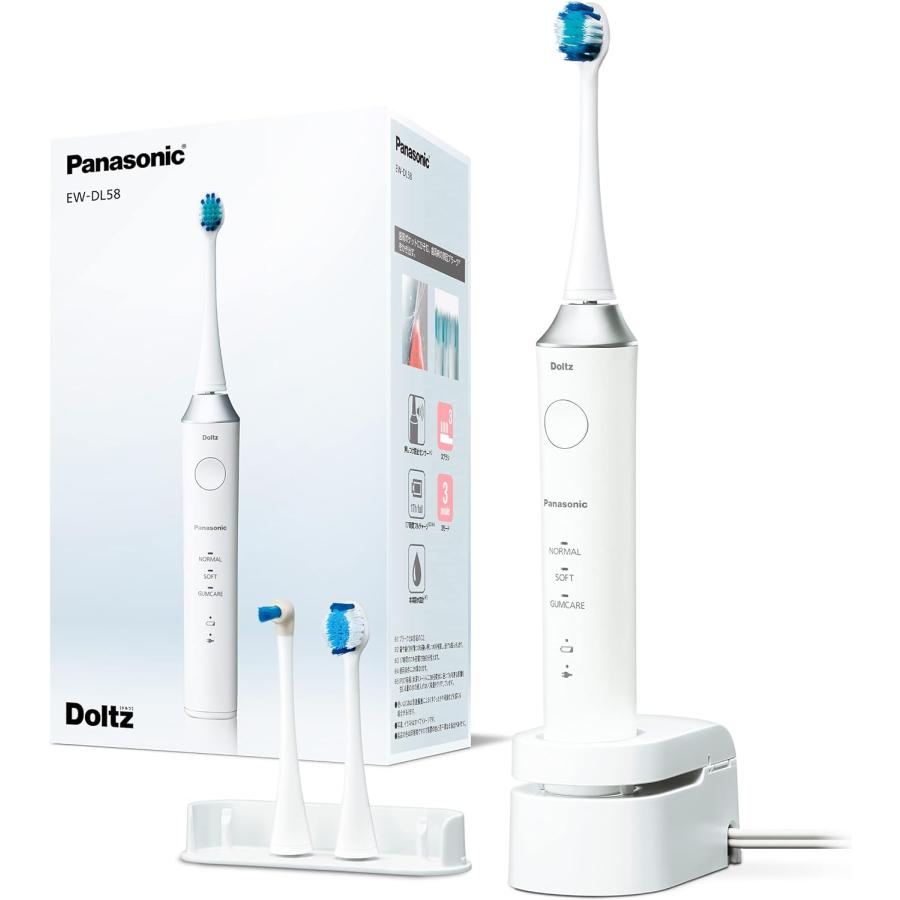 新品未開封品 パナソニック 電動歯ブラシ ドルツ エントリーモデル 白 EW-DL58-W 4549980668290 :EW-DL58-W:ジョイントカンパニー - 通販 - Yahoo ...