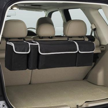 折畳み式 収納ボックス フタ付き 車載用 後部座席取付 トランクボックス 収納 レジャー 車中泊 DAR-CARBOX2【送料無料・一部地域 ...