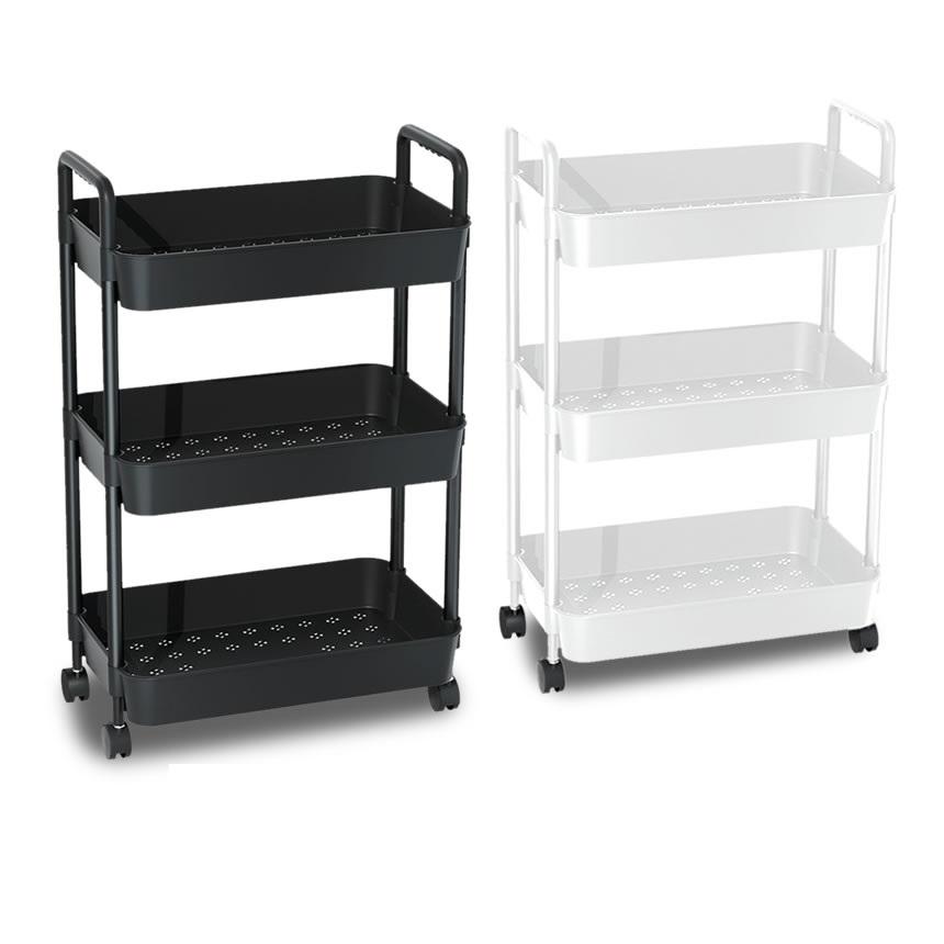 キッチンワゴン Lサイズ 41cm 75cm 3段式 収納 キャスター付 ラック ワゴン 組立簡単 隙間収納 バスルーム 台所 洗面所 小物 tec-3rack : 雑貨やぁ!com - 通販 ...