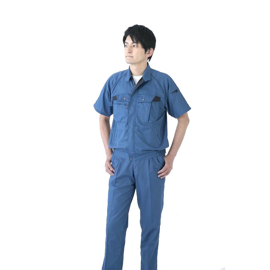 半袖ブルゾン （D1-18001） 18001 DAIRIKI ダイリキ 作業服・作業着・春夏用 :okw10101:蔵王 - 通販 ...