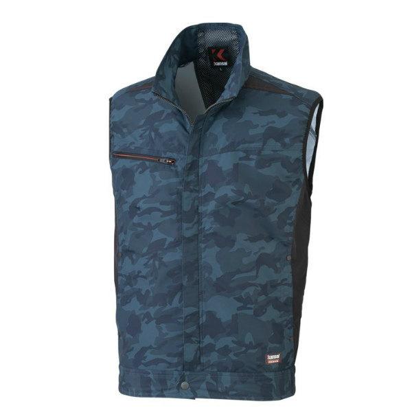 カンサイカモフラ空調風神服ベスト K1009 (01009) KANSAI カンサイ 空調風神服 2021年カタログ掲載 大川被服 : okwk1009 : 蔵王 - 通販 - Yahoo ...