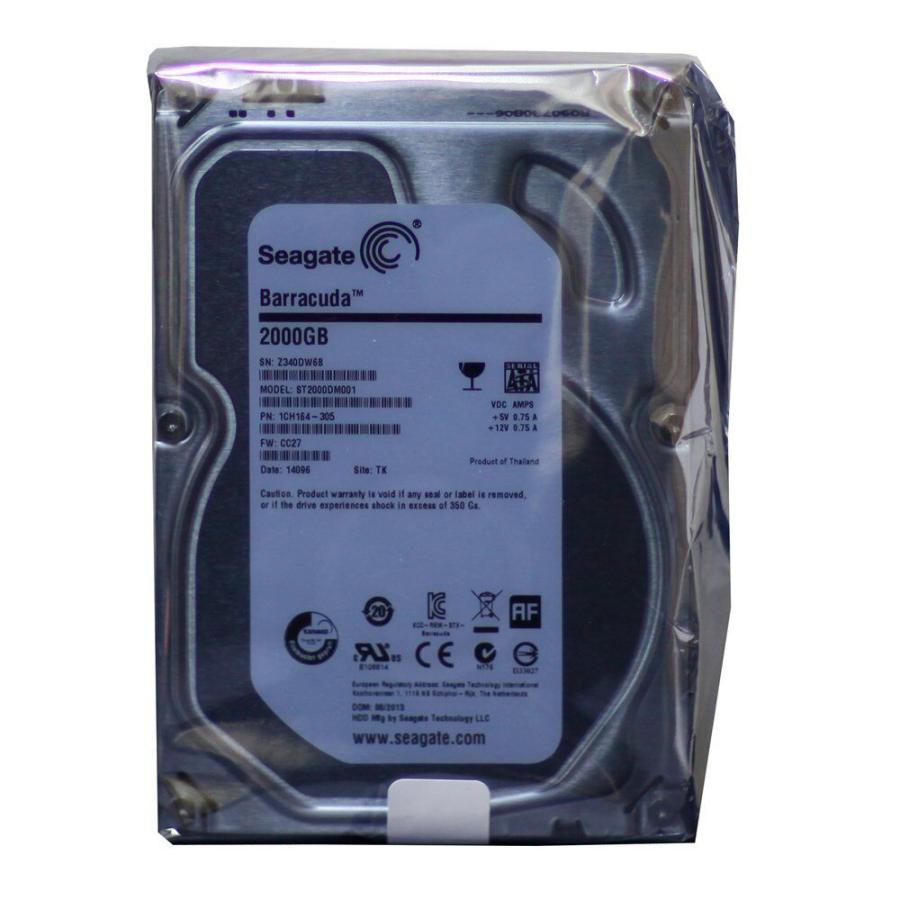 【1年保証】Seagate Barracuda 2TB 7200 RPM ST2000DM001 64MB SATA3 6Gb/s 3,5 ...