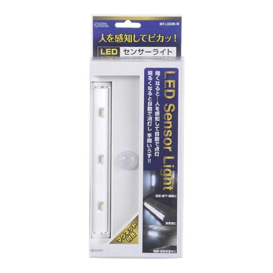 OHM LEDセンサーライト NIT-L033M ホワイト : s-b00hzevm56-20240830 : ZAYON - 通販 - Yahoo!ショッピング