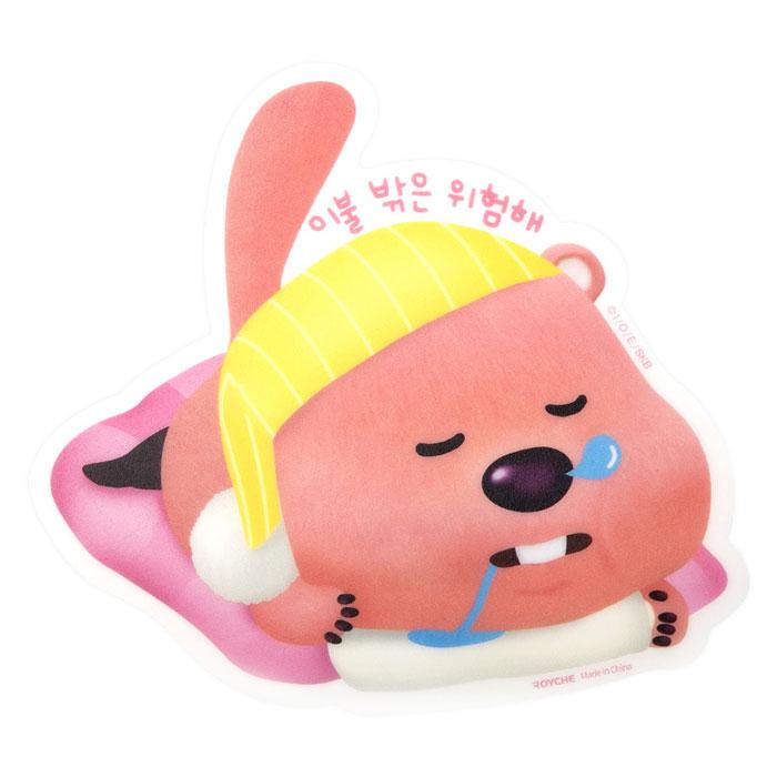 【マウスパッド/おやすみ】ジャンマンルピー ZANMANG LOOPY マウスパッド PCパッド リフトレスト 正規品 韓国 大人気 アニメ ...