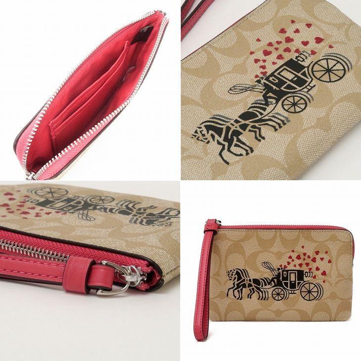 COACH（コーチ） 【並行輸入品】コーチ ポーチ レディース クラッチバッグ ハンドポーチ 財布 iPhone ケース ホースキャリッジ ...