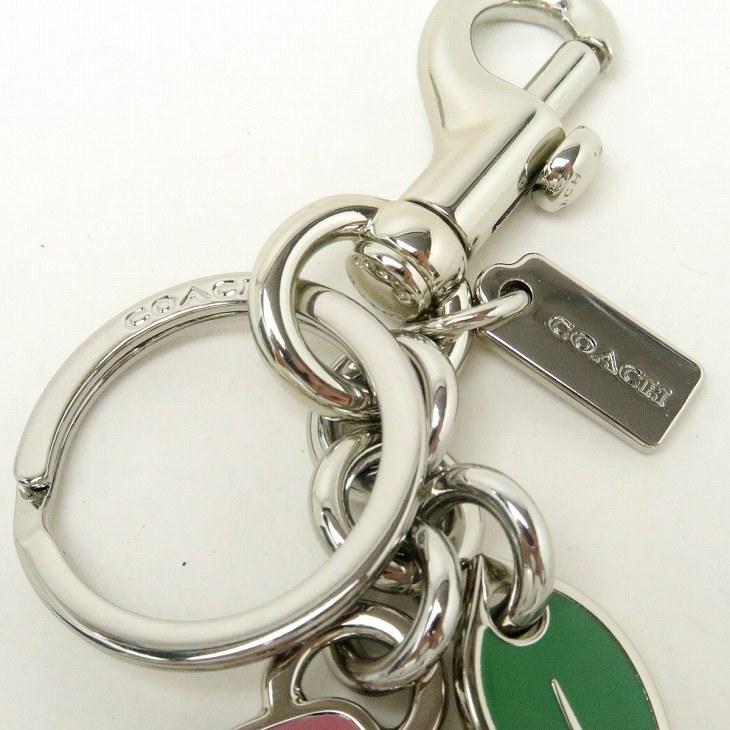 COACH（コーチ） 【並行輸入品】コーチ キーホルダー レディース キーリング バッグチャーム 花 桜 ピンク 91481SVRO ネコポス ...