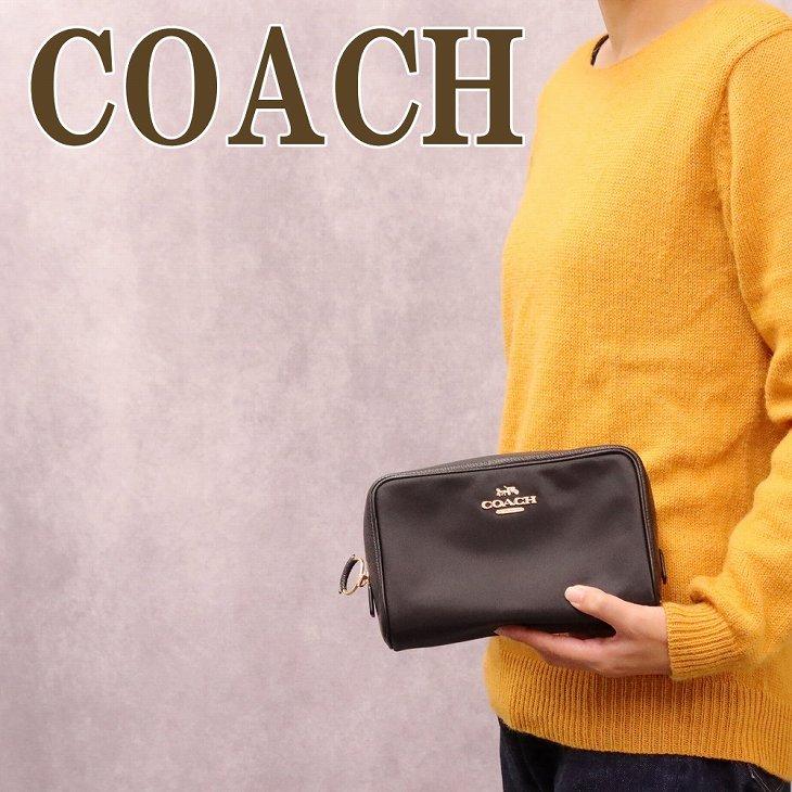 COACH コーチ ポーチ クラッチバッグ レザー ブラック 黒 C9956IMBLK : 贅沢屋 - 通販 - Yahoo!ショッピング