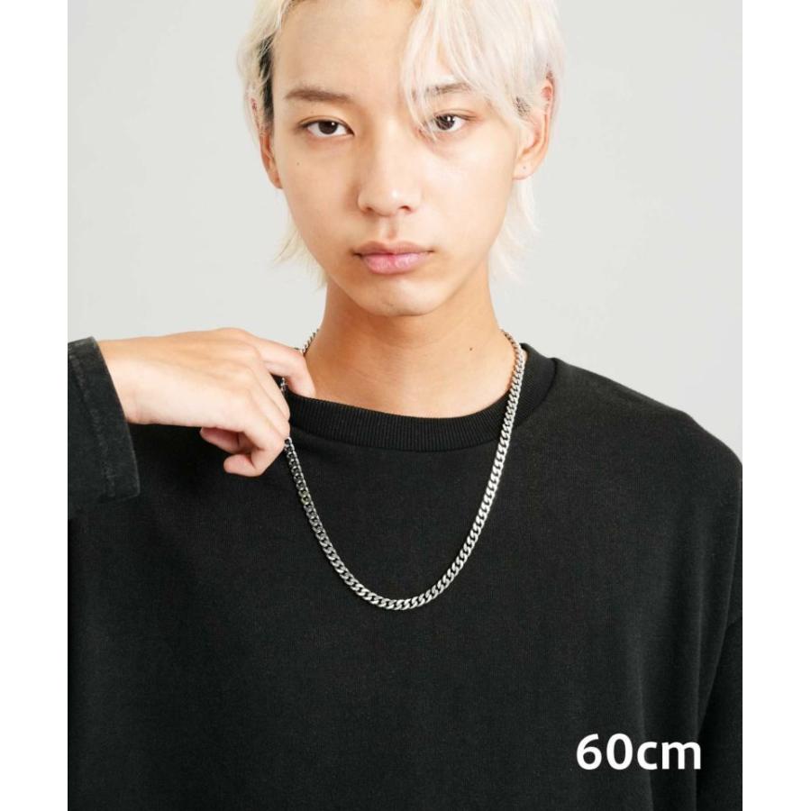 LION HEART ライオンハート ネックレスチェーン メンズ WEB限定チェーンネックレス 6.5mm幅カット喜平 サージカルステンレス316L 金属アレルギー対応 LH-03NC0075 ...