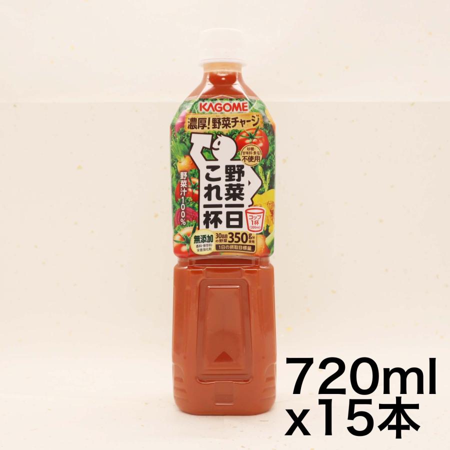 カゴメ 野菜一日これ一杯 スマートPET 720ml×15本 : ゼンブゼンブ商店 - 通販 - Yahoo!ショッピング