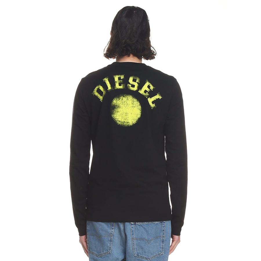 ディーゼル DIESEL Tシャツ ロンT メンズ 長袖 ロゴ T-DIEGOR-LS-K1 ブランド スリムフィット 大きいサイズあり DSA088320GRAI : 7537217091 ...
