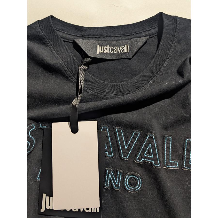 Just cavalli (ジャスト カヴァリ) ロゴステッチ クルーネック 半袖 Tシャツ JC78OAHA03 : ゼンオンライン - 通販 - Yahoo!ショッピング