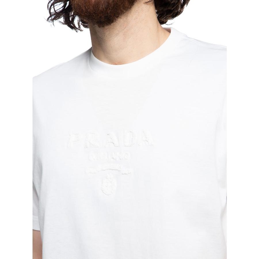 PRADA プラダ メンズ Tシャツ サガラロゴ クルーネック 半袖 PRADA プラダ メンズ Tシャツ サガラロゴ クルーネック 半袖