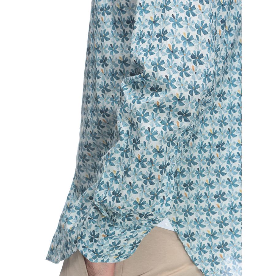 BARBA (バルバ) 綿100％ フラワー総柄 長袖 シャツ BARLIU13P147043 : ゼンオンライン - 通販 - Yahoo!ショッピング