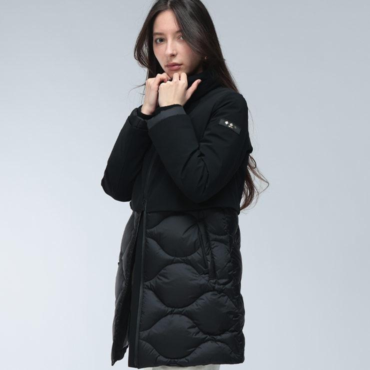 TATRAS（タトラス） ダウン ブルゾン レディース ロゴ ジャージコンビ