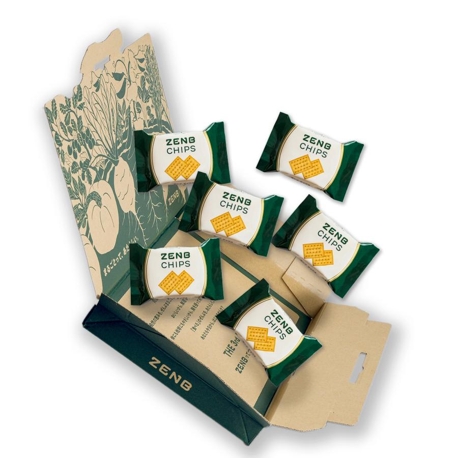 ZENB ゼンブ チップス 6袋(36枚) 送料無料 ｜ 低糖質 糖質オフ 糖質制限 糖質コントロール グルテンフリー 小麦粉不使用 食物繊維 鉄分 :cpspp036-S006SG0S ...