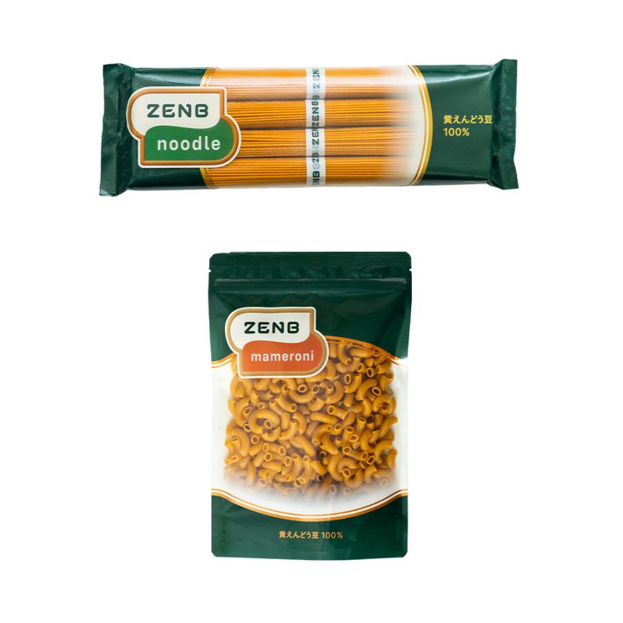 セット品 ZENB 丸麺 ゼンブ ヌードル 4食 (1袋) + マメロニ 250g (1袋) 送料無料 ｜ 糖質オフ 糖質コントロール :mameroni501pay:ZENB Yahoo ...