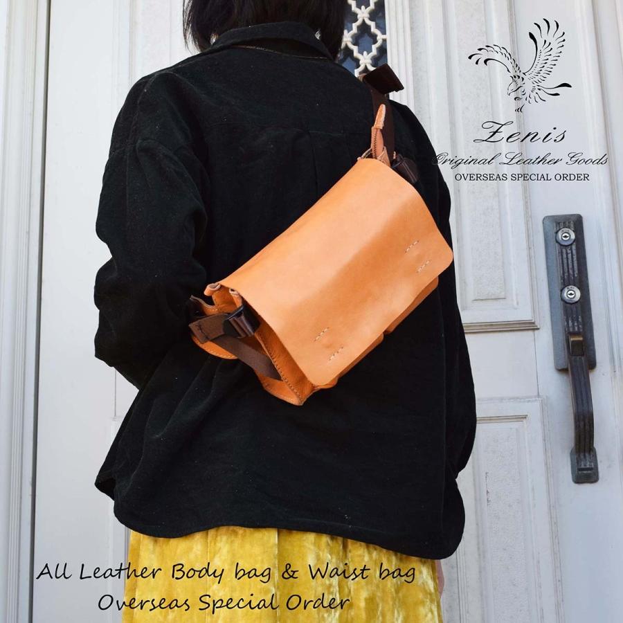PEAKS PEAK ウエストバック レディース 本革 レザー メンズ ボディーバッグ ヒップバッグ 2WAYバック Zenis ゼニス P-0109【送料無料】 : Zenis ...
