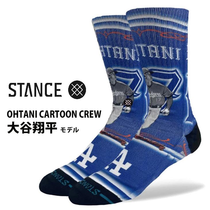 STANCE OHTANI CARTOON CREW：大谷翔平 モデル ソックス LA ドジャース MLB公認 スタンス Mister ...