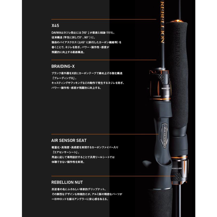 DAIWA（釣り） ダイワ バスロッド リベリオン センターカット2ピース スピニングモデル 682ML+FS : つり具の銭屋 - 通販 - Yahoo!ショッピング