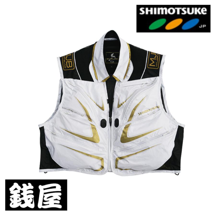 シモツケ 鮎 MJB ライトベスト SMV-360DR ホワイト M : つり具の銭屋 - 通販 - Yahoo!ショッピング