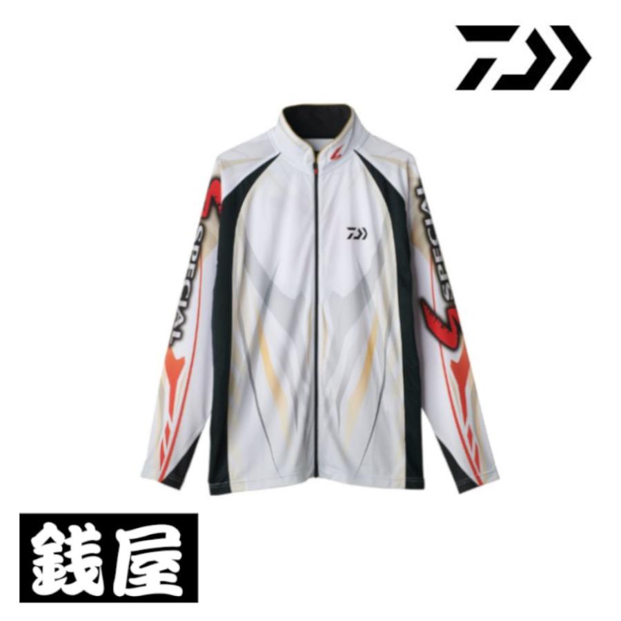 DAIWA（釣り） ダイワ DE-7225 スペシャルロングスリーブフルジップシャツ ホワイト L : つり具の銭屋 - 通販 - Yahoo!ショッピング