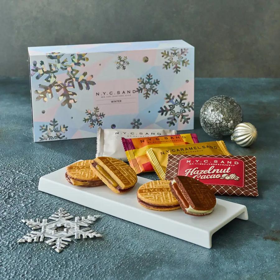 クリスマス2025 ニューヨークキャラメルサンド N.Y. ウィンターアソート 12個入り 1箱 袋付き N.Y.キャラメルサンド N.Y.C.S. チョコレート 人気 : SQFショップ ...