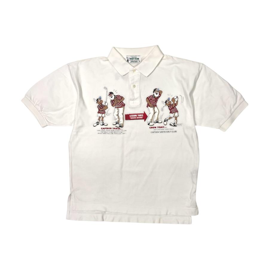CAPTAIN SANTA GOLF CLUB キャプテンサンタ 半袖ポロシャツ M/ホワイト : ZENTLEMAN Online Shop ...
