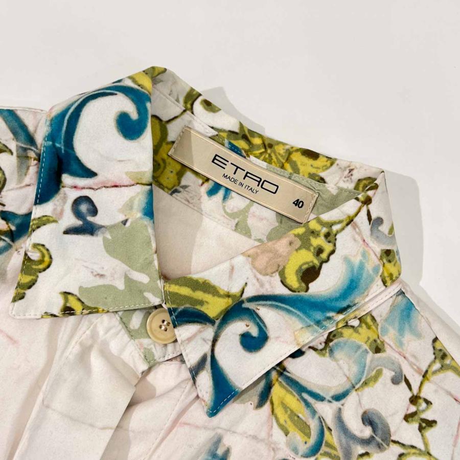 イタリア製 ETRO エトロ 総柄 長袖 シャツワンピース 40/マルチ レディース ビンテージ : ZENTLEMAN Online Shop - 通販 - Yahoo!ショッピング