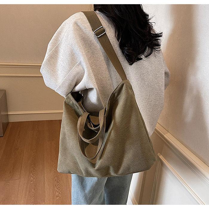 ショルダーバッグ レディース メンズ キャンバスバッグ 斜め掛け 肩掛け 手提げトートバッグ帆布 大容量 シンプル : Kakuyasu Hiroba ZERO - 通販 - Yahoo!ショッピング