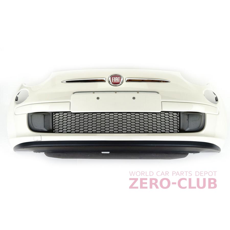 『FIAT500 312系 前期用/純正 フロントバンパー ボサノバホワイト モール同色 フォグ無しタイプ』【2450-90490】 : ゼロ ...
