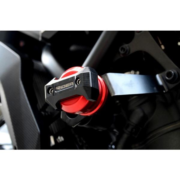 【カラーアル】 MT-07/ABS（14年〜） フレームスライダー ブラック FS-Y02-BK RIDEA（リデア） バイク用品・パーツのゼロカスタム - 通販 - PayPayモール ポリオキシ