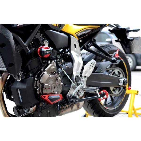 【カラーアル】 MT-07/ABS（14年〜） フレームスライダー ブラック FS-Y02-BK RIDEA（リデア） バイク用品・パーツのゼロカスタム - 通販 - PayPayモール ポリオキシ