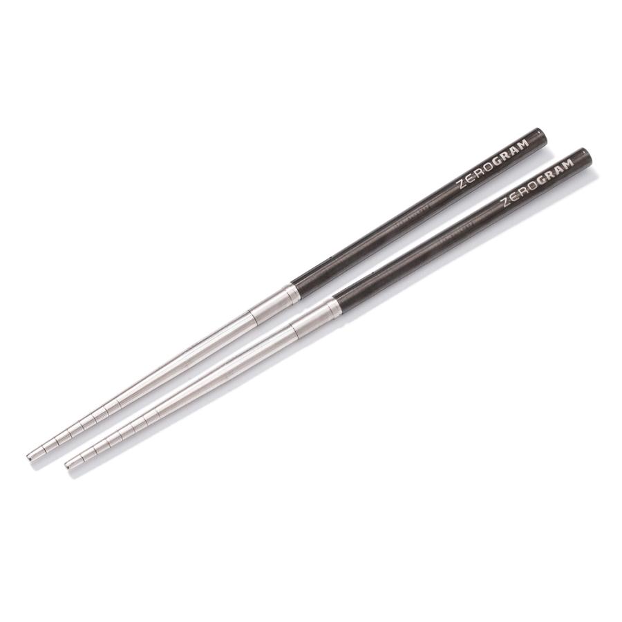 ZEROGRAM ZEROGRAM(ゼログラム) Bistro Chopsticks BLACK / ポータブルチョップスティック/転がり防止 ...