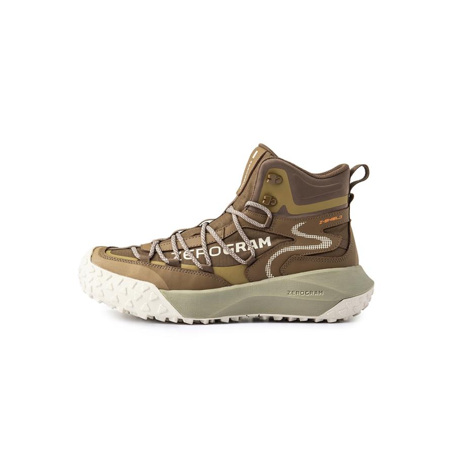 ZEROGRAM 【30％OFF】ZEROGRAM(ゼログラム) Cassel Z Mid Trekking Shoes (Safari ...
