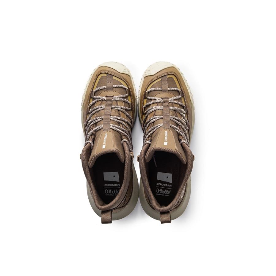 ZEROGRAM 【30％OFF】ZEROGRAM(ゼログラム) Cassel Z Mid Trekking Shoes (Safari ...