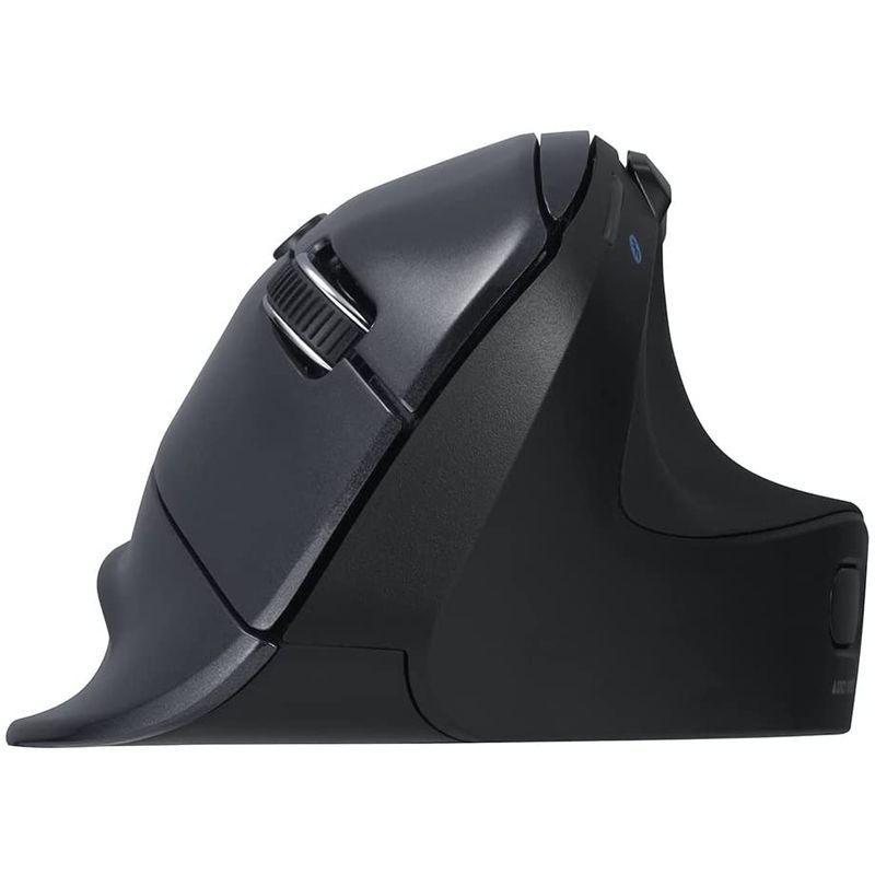 Digio2 エルゴノミクス マウス 高速スクロールBluetooth5.0 5ボタンBlueLED ブラック Z8757 :20220504181603-00380:ZEROKARA工房 ...