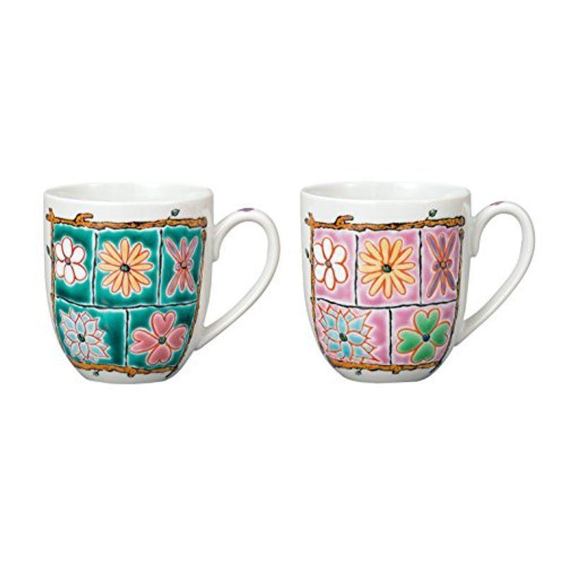 マルサン宮本 九谷焼 ペアマグカップ フラワーBOX AP4-0928 :20220530183921-00074:ZEROKARA工房 ...