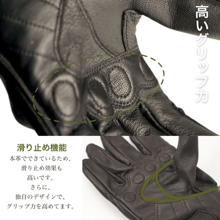 バイク グローブ 春 夏 秋 革 防水 スマホ レザー メンズ 本革 バイク手袋 山羊革 : WINDIX - 通販 - Yahoo!ショッピング