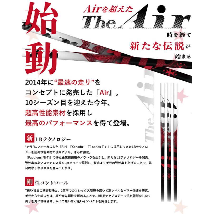 Titleist タイトリスト スリーブ付きシャフト TRPX ティーアールピーエックス The Air ジエアー [GT/TSR/TSi/VG3] ドライバー用 : ゼロステーション ...