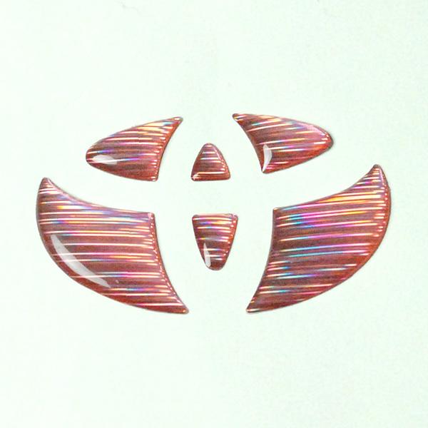 トヨタ ステアリング エンブレムシート ブラッシュメッキ ピンク ハンドル用 SDH-T01 樹脂盛立体3D加工 : sdh-01-mbp : ZEROWIN - 通販 - Yahoo!ショッピング