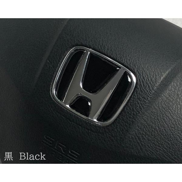 ホンダ ステアリング エンブレムシート 黒 ブラック ハンドル用 SDH-H01 樹脂盛立体3D加工 HONDA ZEROWIN : ZEROWIN - 通販 - Yahoo!ショッピング